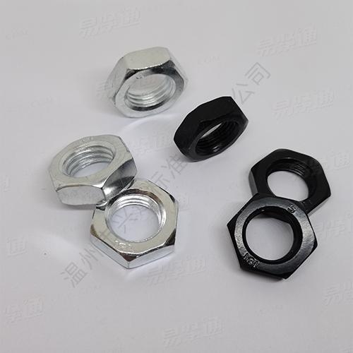 GB 6172.1 六角薄螺母-零部件CAD